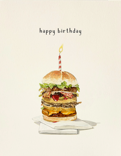 Greeting Card - Birthday Burger – It's Ornamental!