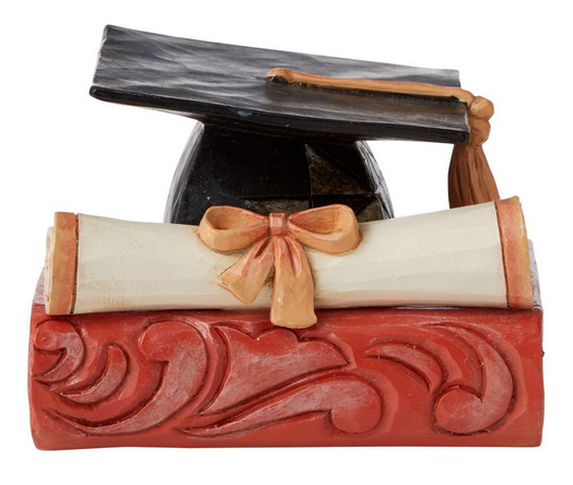 Jim Shore - Graduation Cap - Mini Figurine – It's Ornamental!