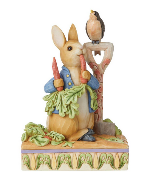 Jim Shore - Peter Rabbit in Garden Figurine – It's Ornamental!