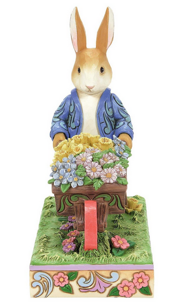 Jim Shore - Peter Rabbit with Wheelbarrow Figurine – It's Ornamental!